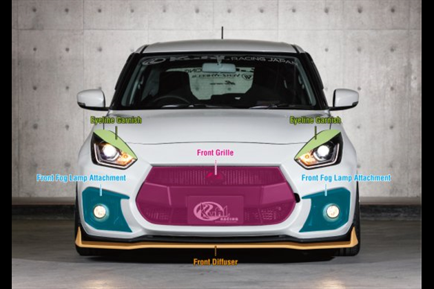 ZC33S スイフトスポーツ KUHL 33R-SS SWIFT-SPORTS フロントグリル / 品揃え多数のエアロパーツ専門通販ならエアツケ！