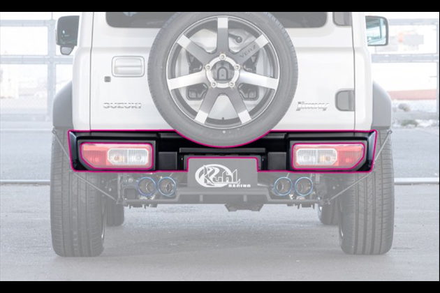 JB74 ジムニーシエラ KUHL 74R-GT 74JIMNY SIERRA リアバンパー / 品揃え多数のエアロパーツ専門通販ならエアツケ！