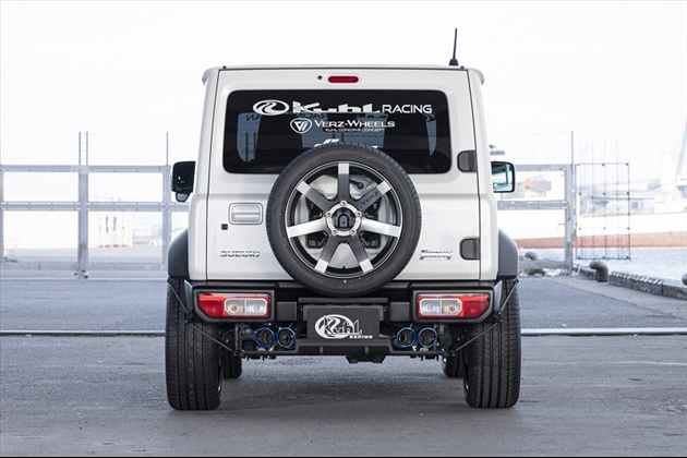 JB74 ジムニーシエラ Kuhl Racing 74R-GT/Ⅱ 共通 74JIMNY スラッシュカット4テールマフラー（90φ） / 品揃え多数のエアロパーツ専門通販ならエアツケ！