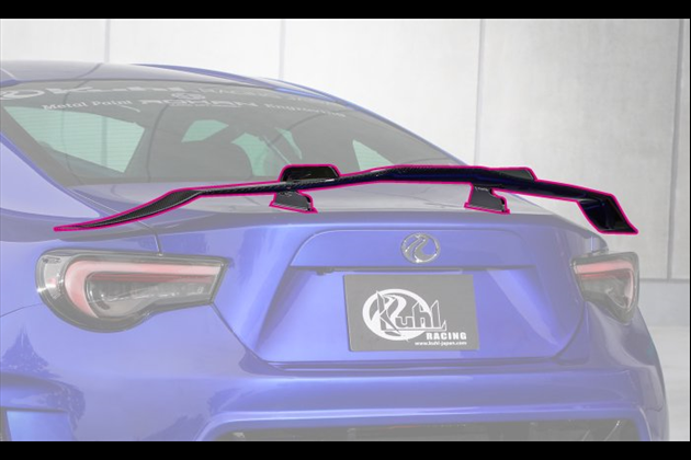 ZN6 86 KUHL Ver4 01R-GTW ZN6 86 スワンネックGTウィング ロングタイプ / 品揃え多数のエアロパーツ専門通販ならエアツケ！