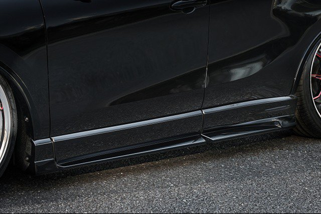 80/85 ハリアー KUHL Ver2 80H-SS 80HARRIER サイドステップ / 品揃え多数のエアロパーツ専門通販ならエアツケ！