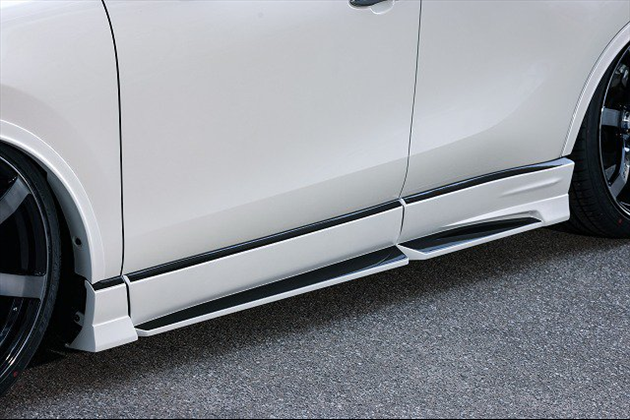 80/85 ハリアー KUHL Ver2 80H-SS 80HARRIER サイドステップ / 品揃え多数のエアロパーツ専門通販ならエアツケ！